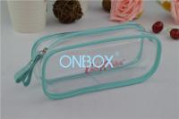 China Custom Transparent PVC Zipper Bag 170x50x70mm for Cosmetic Shampoo Makeup Packaging for sale