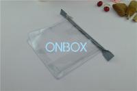 China Transparent PVC Zipper Bag 190x45x185mm for Documents Files Stationery for sale