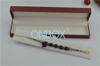 China Removable Insert Cardboard Luxury Jewellery Packaging Boxes For Bracelet Dark Red for sale