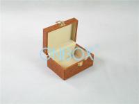 China Custom Matt Finish Wooden Box with Metal Lock for Watch Jewelry Gift 150x110x75mm for sale