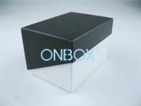 China Custom Luxury Cardboard Watch Storage Box 135x100x85mm Leatherette for sale