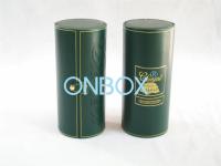 China Cardboard Wine Packaging Boxes / Gift Wine Cylinder Boxes Handmade for sale