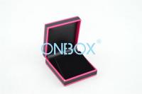 China Elegant Paper Printing Pendant Jewelry Boxes with Removable Insert for sale