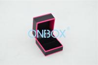 China Ring Luxury Jewellery Packaging Boxes / Jewelry Shipping Boxes Custom Logo for sale