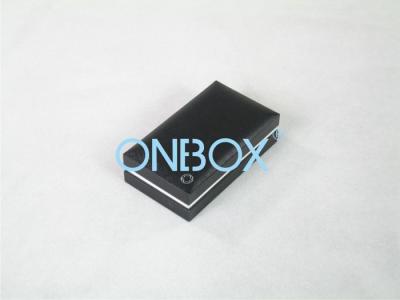 China Custom Luxury Necklace Gift Box 77x143x35mm with Soft Interior and Hot Stamping Logo for sale