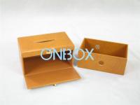 China Folding Cardboard Packing Boxes / Card Gift Box With Inner Drawer Tray for sale