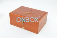 China Matt Painting Wooden Boxes Packaging With Basso-relievo Pattern for sale