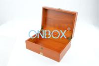 China Matt Painting Wooden Boxes Packaging With Basso-relievo Pattern for sale