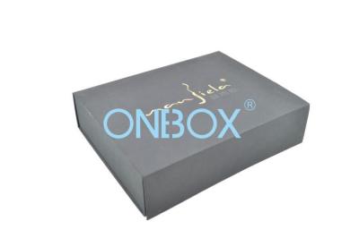 China Black Paper Printed Gift Boxes Foldable with Inner Boxes 340x265x84mm for sale