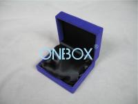 China Jewelry Plastic Custom Retail Gift Boxes Insert Suede Fabric for sale