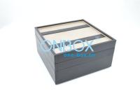 China Store Leather Watch Luxury Packaging Boxes for Men , Watch Display Trays for sale