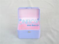 China Lady 'S Luxury Cosmetic Box / Makeup Packaging Boxes Cardboard Magnetic Lock for sale