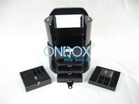 China Customizable PU Leather Jewelry Box 262x160x202mm with Mirror and Lock for Travel for sale