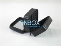 China Professional Leather Jewelry Boxes Zipper Cosmetic Case With Handle for sale