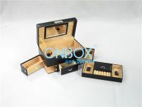China Customizable Luxury Jewelry Packaging Box 218x128x128mm PU Leather for sale