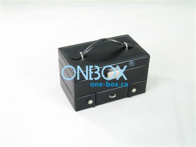 China Customizable Luxury Jewelry Packaging Box 218x128x128mm PU Leather for sale