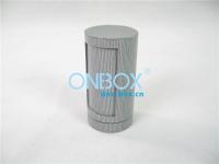 China Cardboard Cylinder Luxury Perfume Box Rotary Open With Window EN71-3 for sale