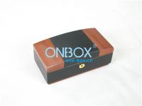 China Black Wooden Watch Box with Long Pillow 230x120x88mm Customizable for sale