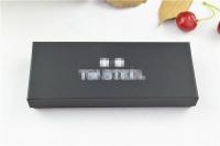 China Custom Rigid Gift Box 152x63x23mm with Foam Insert Personalized Logo Hot Stamping for sale