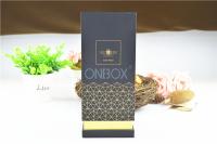 China Custom Luxury Arabian Perfume Packaging Box 75x75x140mm MDF Wedding Scent Case for sale