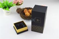 China Custom Luxury Arabian Perfume Packaging Box 75x75x140mm MDF Wedding Scent Case for sale