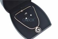 China External Leather Ballerina Jewelry Set Box 190x195x50mm for Earrings Necklace Ring for sale