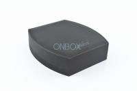 China ODM Butterfly Armoire Jewelry Box 150x160x43mm Black PU Leather Necklace Storage with Removable Insert for sale