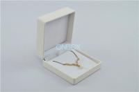 China Luxury Leather Jewelry Boxes For Christmas Gift With Removable Insert Pad for sale