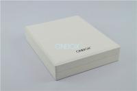 China Big Necklace PU Leather Jewelry Boxes In White  ,  Gift Packaging Boxes for sale