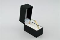 China Rectangle Luxury Jewelry Packaging White Velvet Lining / Bangle Jewelry Box for sale