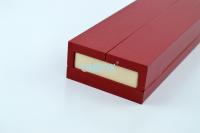 China Leatherette Paper Luxury Jewellery Box with 2 Open Doors 95x245x45mm for Necklace for sale