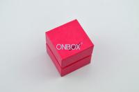 China Small Jewelry Leather Ring Boxes W/ Custom Size Insert Slot Injection Core for sale