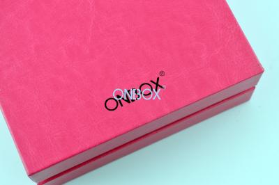 China Pink PU Leather Jewelry Box 150x150x57mm Separated Lid and Bottom EN71-3 for sale