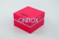 China Luxury Leather Jewelry Box for Bangle 85x85x57mm Beige Velvet Lining for sale