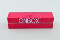 China PU Wrapping Luxury Jewellery Packaging Boxes Rectangle Pink Color ROHS CE  SGS for sale