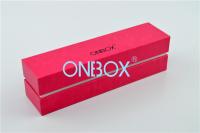 China PU Wrapping Luxury Jewellery Packaging Boxes Rectangle Pink Color ROHS CE  SGS for sale