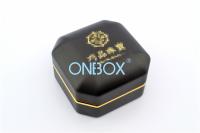 China Octagon Engagement Ring Box With Led Light EN71-3 Certified Leather Material for sale