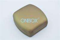China ROHS Luxury Gold PU Jewelry Packaging Box 100x100x45mm for Women Bangle for sale