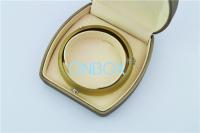 China ROHS Luxury Gold PU Jewelry Packaging Box 100x100x45mm for Women Bangle for sale