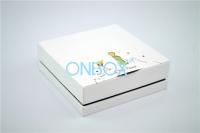 China Le Petit Prince Jewelry Set Box 120x120x40mm Cardboard Rotating Lid Necklace Ring Case for sale