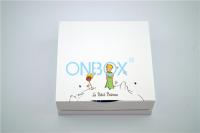 China Le Petit Prince Jewelry Set Box 120x120x40mm Cardboard Rotating Lid Necklace Ring Case for sale