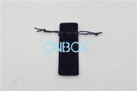 China Tiny Suede Drawstring Jewelry Pouch , Gift Drawstring Bags For Perfume / Necklace for sale