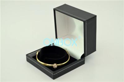 China Hinge Closure Square Jewelry Packaging Boxes For Women Bangle for sale