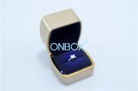 China Velvet Lining Metallic Paint Jewellery Display Box for sale