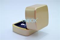 China Velvet Lining Metallic Paint Jewellery Display Box for sale
