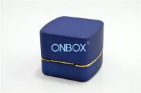 China Rubber Painting Pendant Jewelry Box with LED Light 65x65x55mm Custom ODM for sale