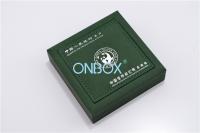 China Leatherette Paper Commemorative Coin Display Box for sale
