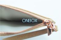 China Lady PU Zipper Wallet Bag With Removable Carry Strip for sale