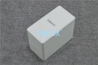 China White Velvet Single Watch Box 50x95x72mm with Hot Stamping Logo Customizable for sale