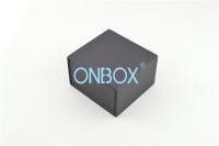 China Customizable Black Cardboard Jewelry Gift Box 106x106x61mm for Earrings and Ear Drops for sale